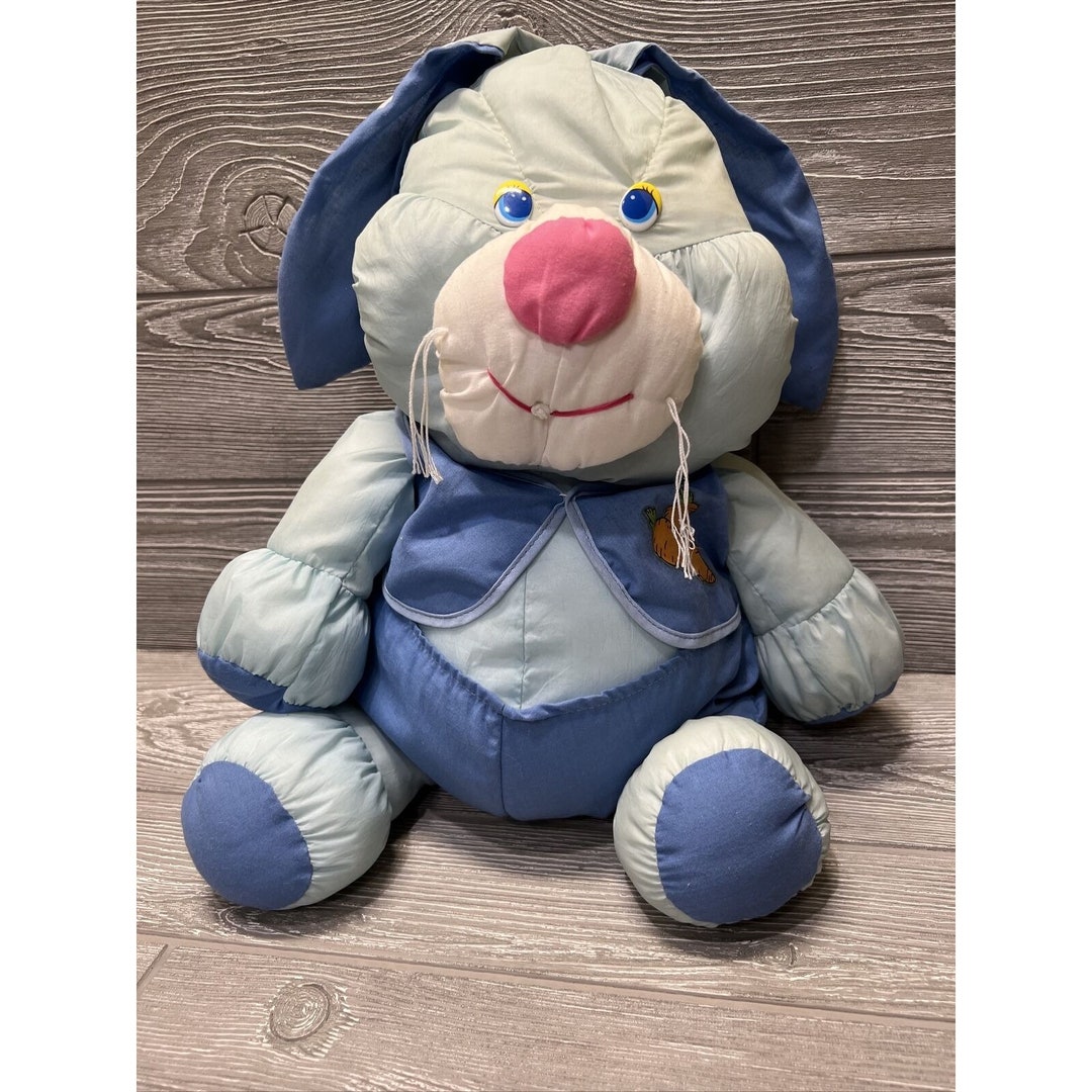 Happy Mates 18 Blue Nylon Bunny Rabbit Plush Stuffed Parachute Easter ...