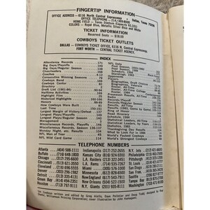 1984 Dallas Cowboys Silver Season 25th Anniversary 1960-1984 Program ...