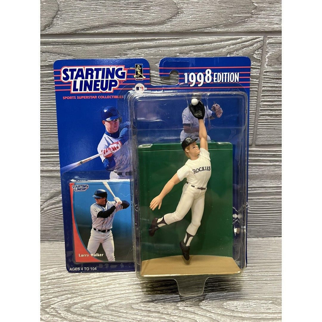 1998 Larry Walker Colorado Rockies Starting Lineup SLU Figure MLB ...