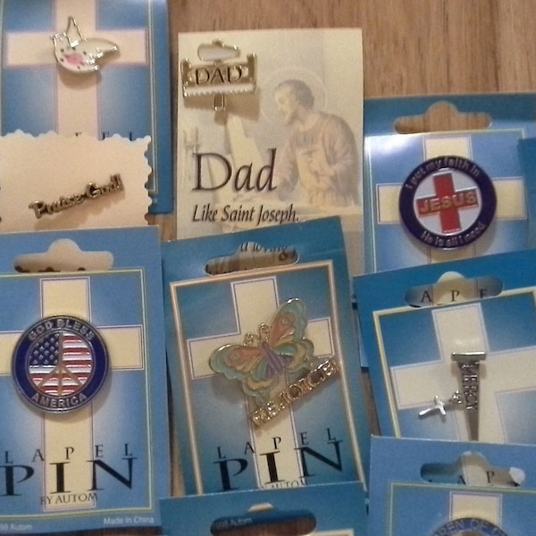 Christian Lapel Pins - Etsy