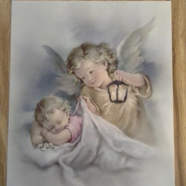 Blue Guardian Angel - Etsy