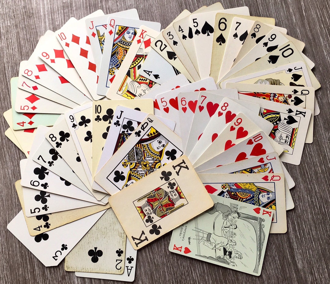 Vintage Junk Journal Swap Cards Complete 52 Card Deck With 52 Different ...