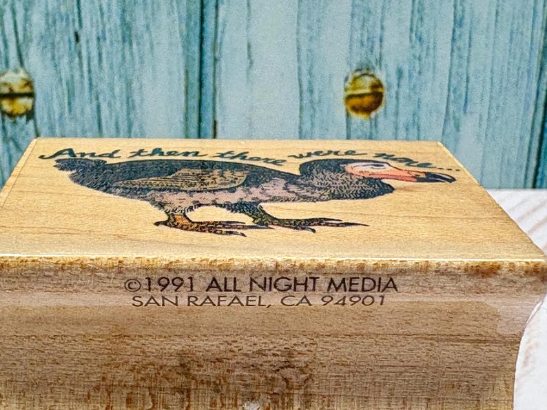 Vintage Dodo Rubber Stamp - All Night Media #861E - Card Making - Etsy