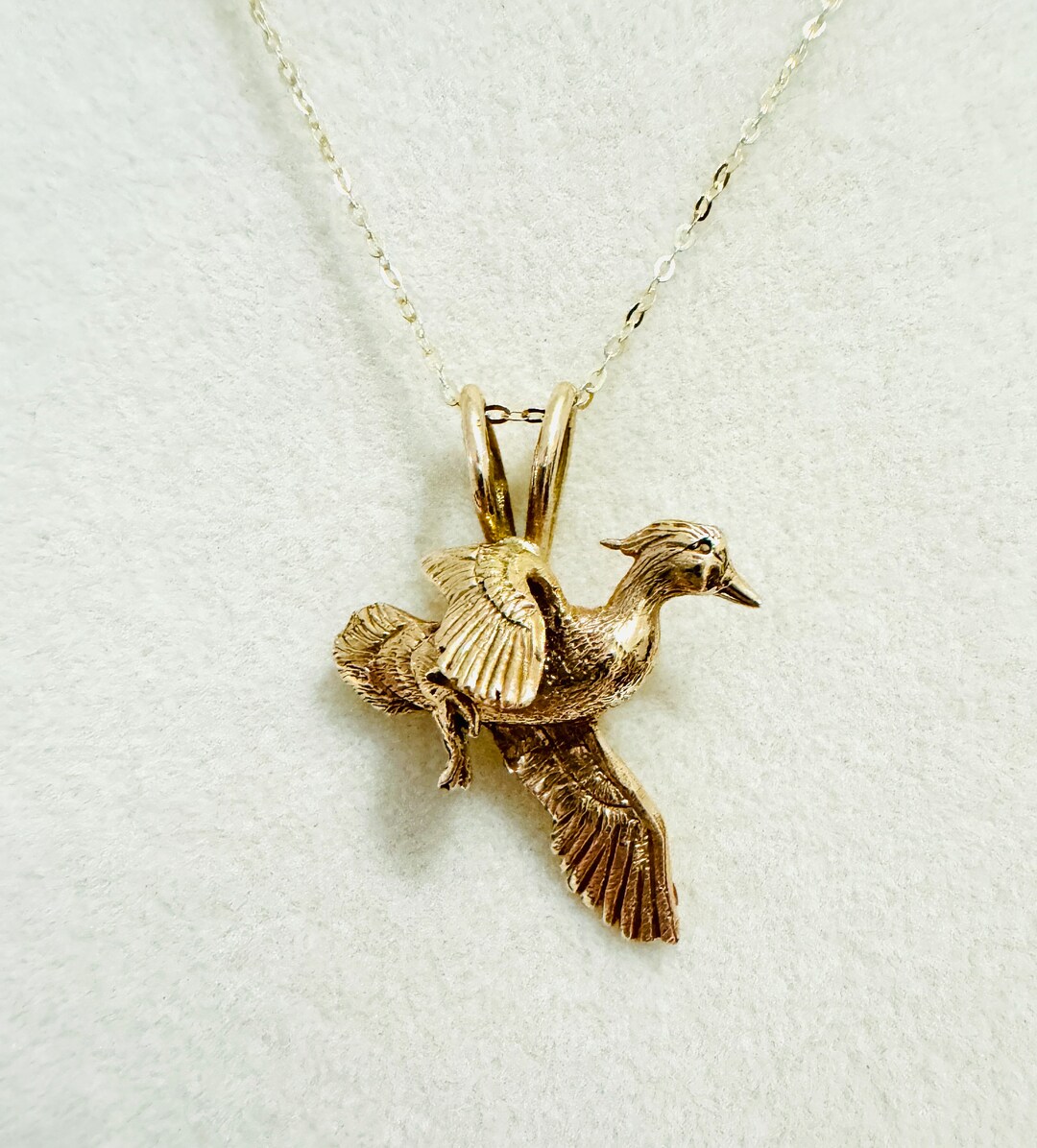 Vintage Solid 14k Yellow Gold Handcrafted Carved Unique Nature Inspired ...