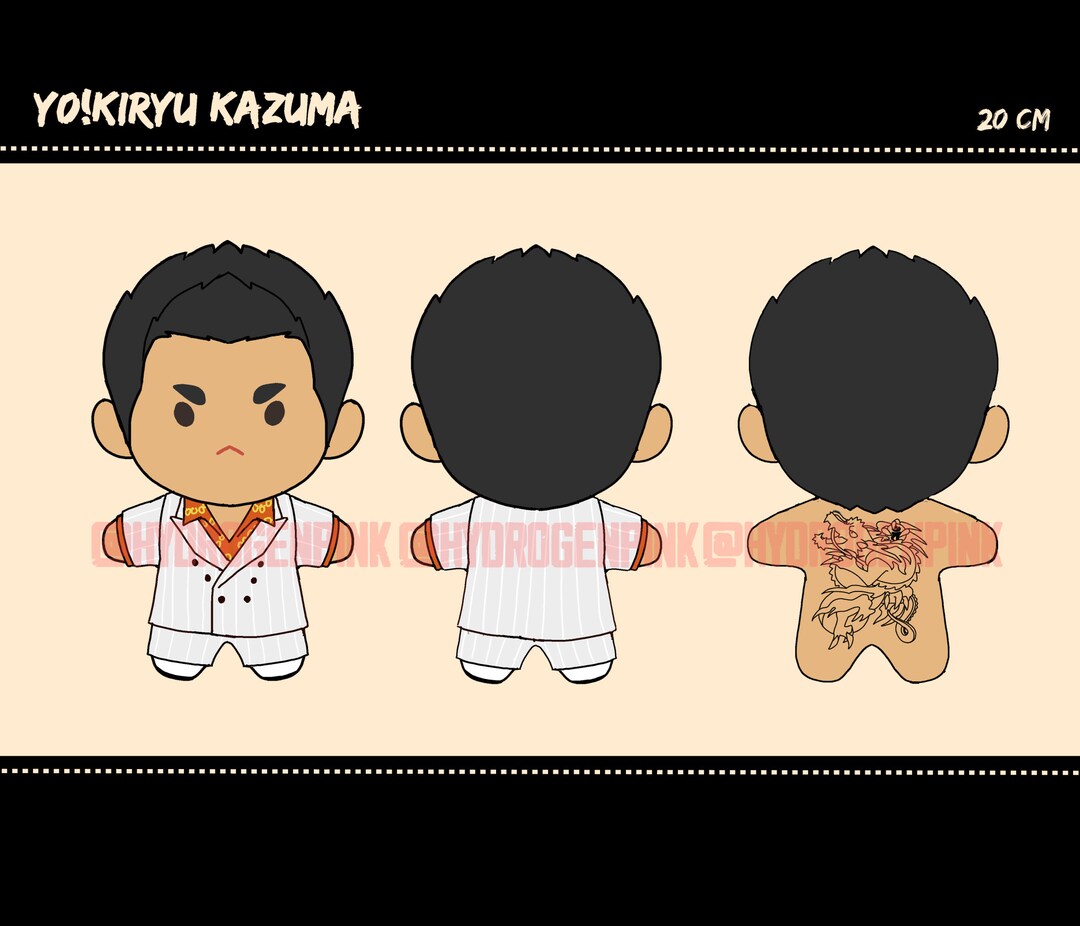 RGG: Judgement Kazzy Art Plush Pre-order april/may 2024 - Etsy