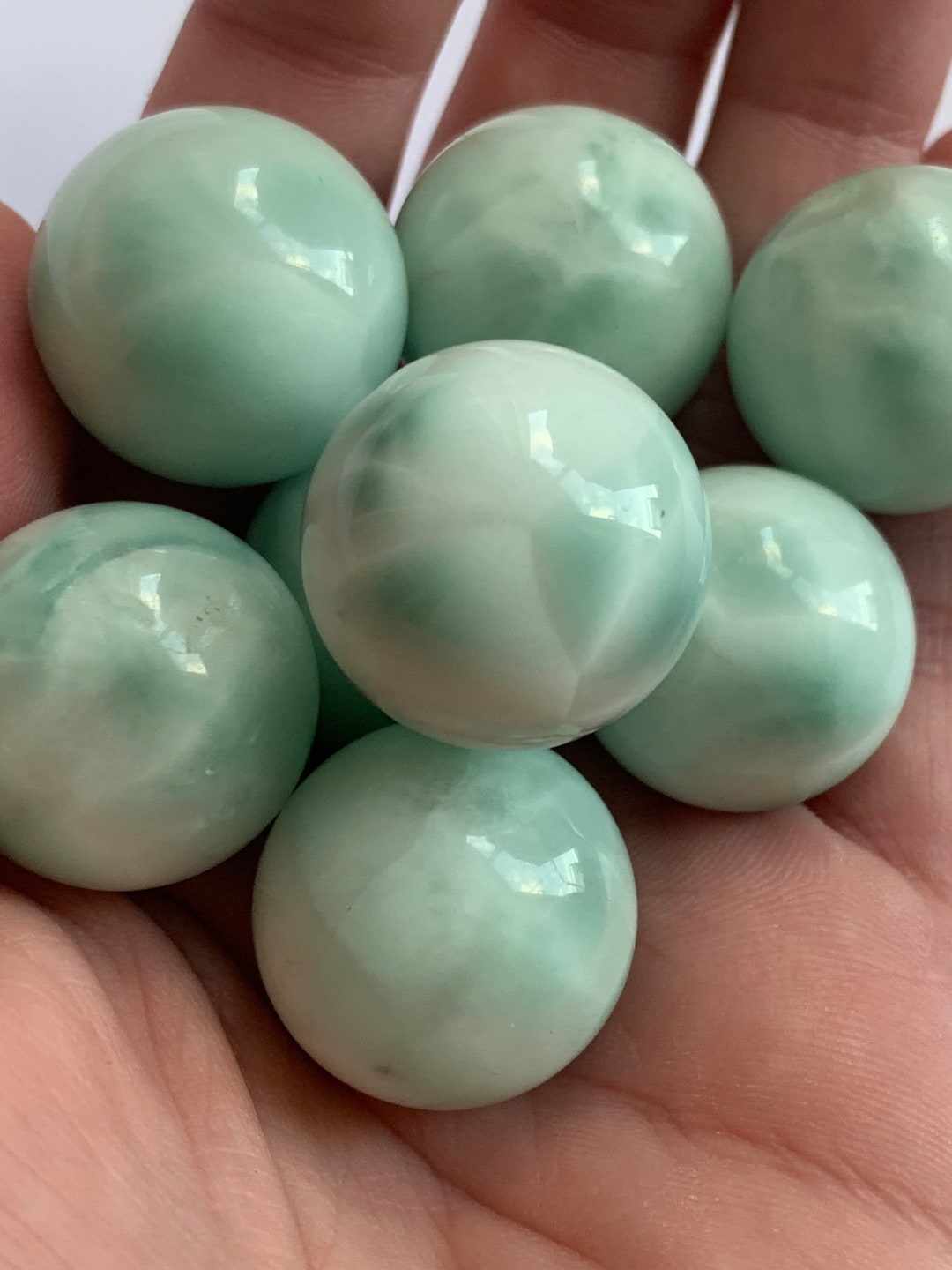 Larimar Spheres - Etsy
