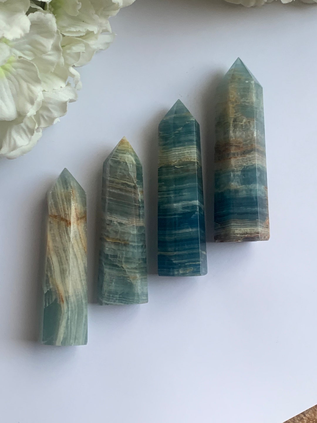 Blue Onyx Towers - Etsy