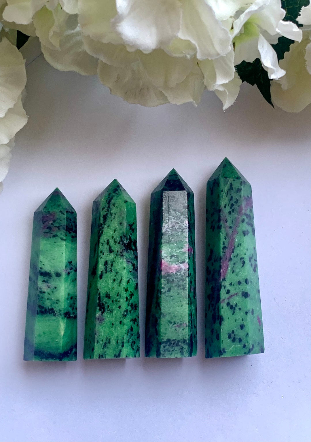 Ruby in Zoisite Towers - Etsy