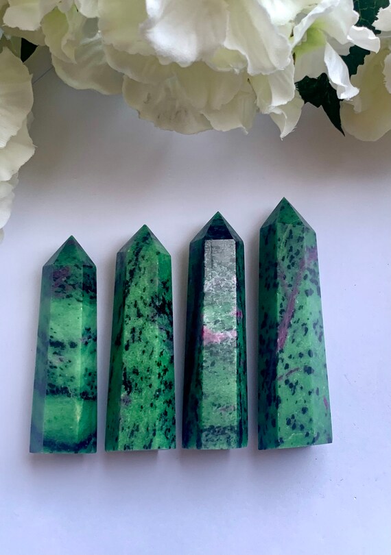 Ruby in Zoisite Towers - Etsy
