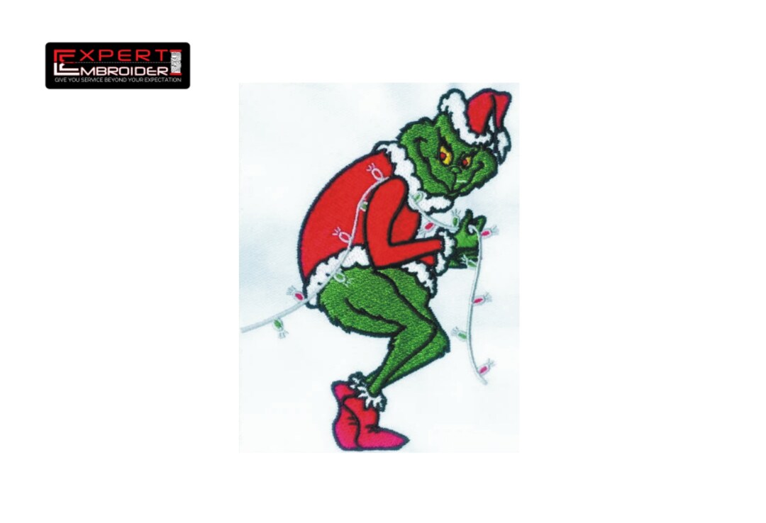 Grinch Machine Embroidery Design Instant Download - Etsy UK