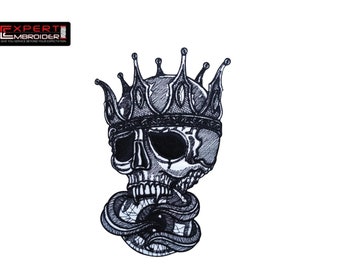 Skull Embroidery Design, Machine Embroidery Designs Colorful Embroidery ...