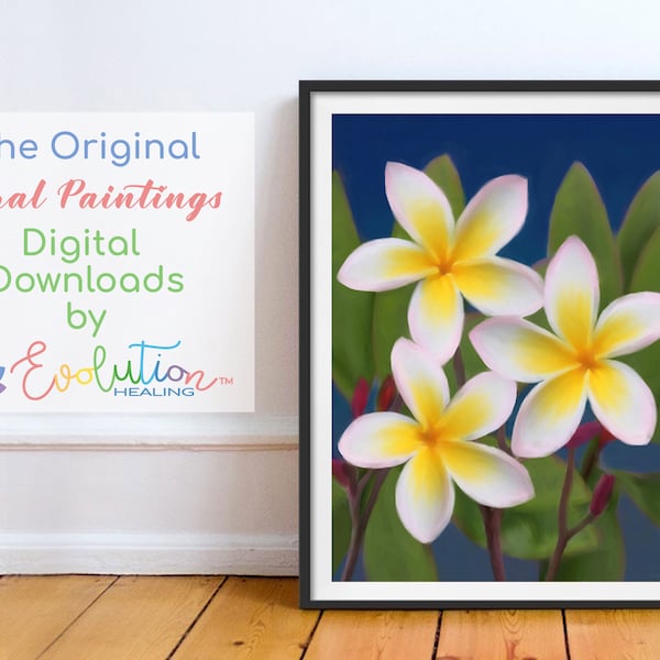 Frangipani Painting - Etsy