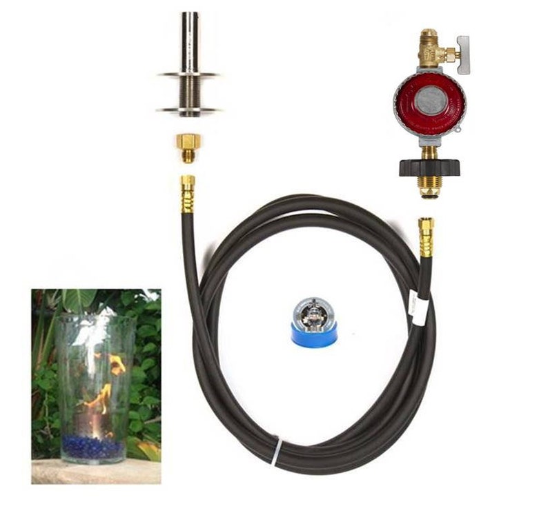 CK+ Universal Propane Complete Deluxe DIY Fire Pit Kit - Includes ...