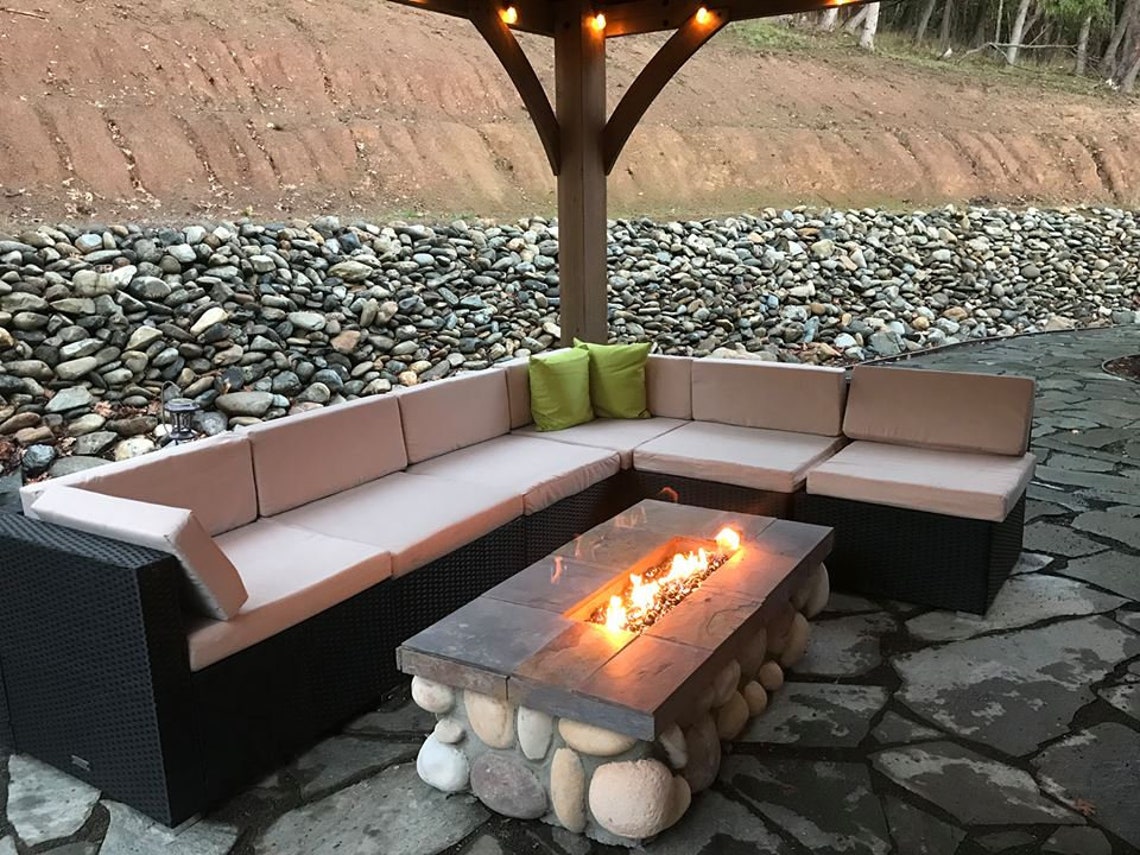 K++ Universal Pre-plumbed DIY Gas Fire Pit Kit - Includes Burner Choice ...