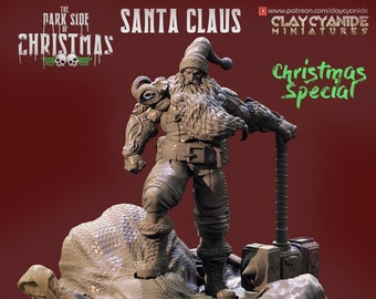 Dnd Santa Miniature - Etsy