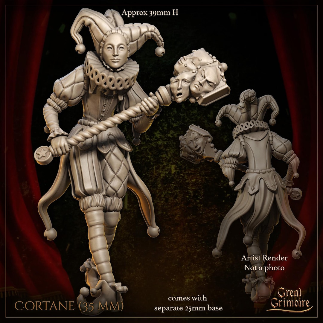 Cortane | Smile of Shadows | Circus Jester | Great Grimoire | Dungeons ...