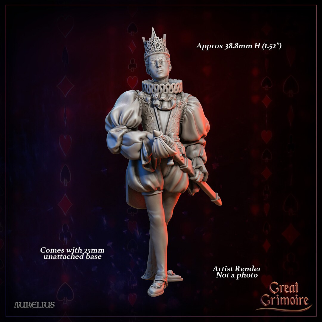 Aurelius Evil Prince Macabre Masquerade Great Grimoire Dungeons and ...