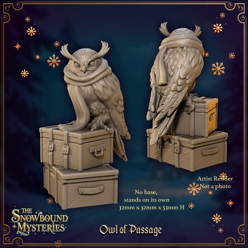 Owl Miniature Dnd - Etsy