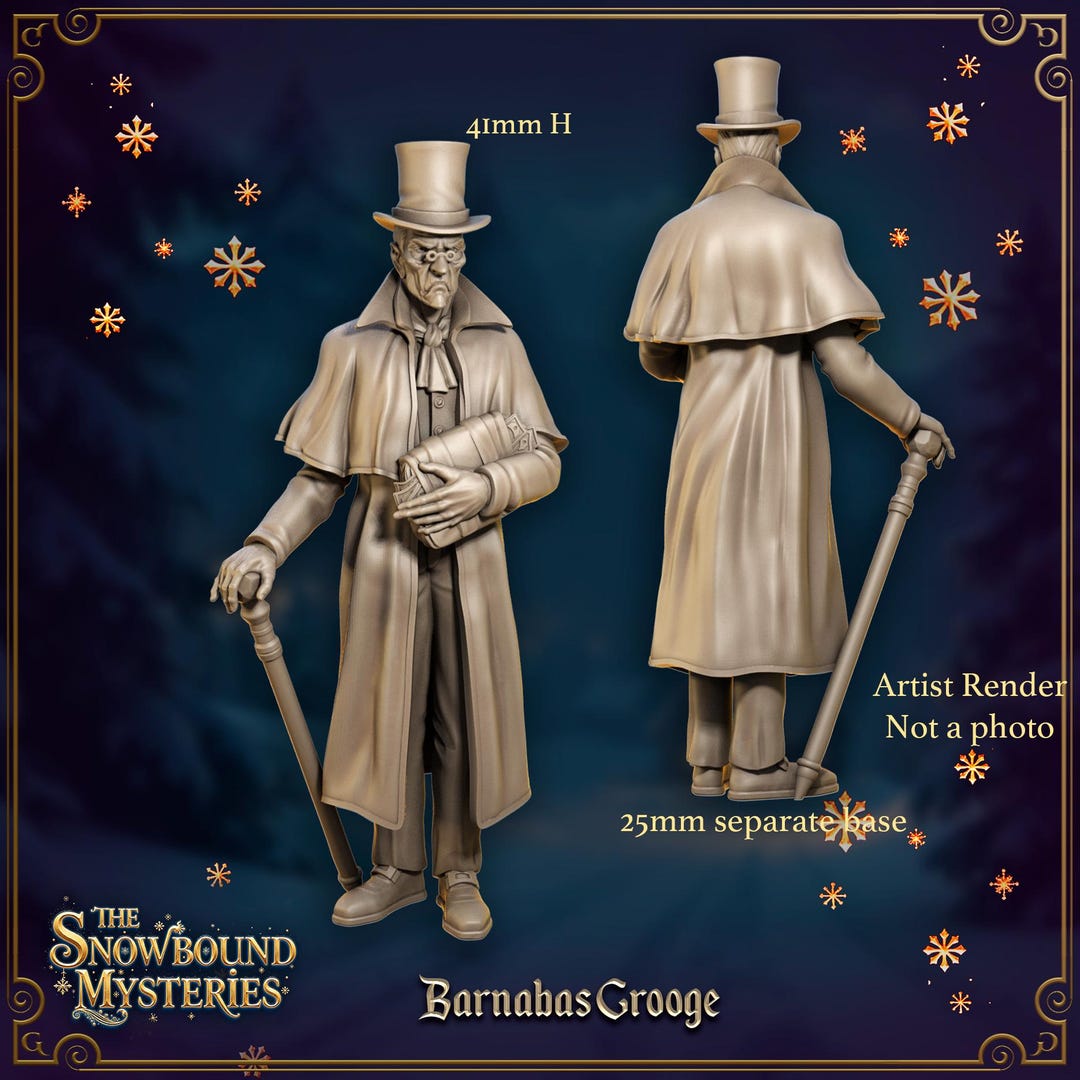 Barnabas Scrooge | Old Victorian Mizer | Dungeons and Dragons | Tabletop Gaming Minis | Great ...