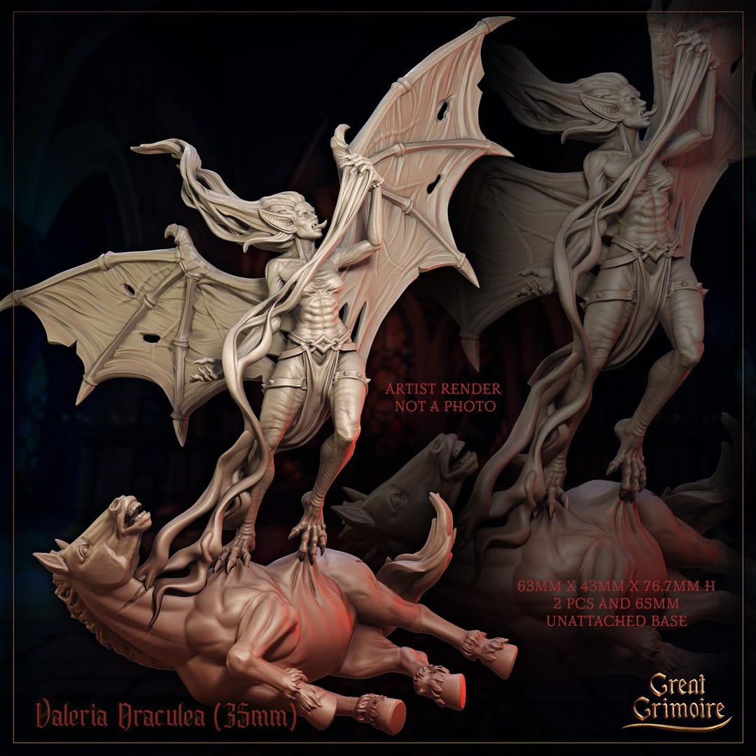 Valeria Draculea Female Vampire Shadow of the Blood Moon Great Grimoire ...