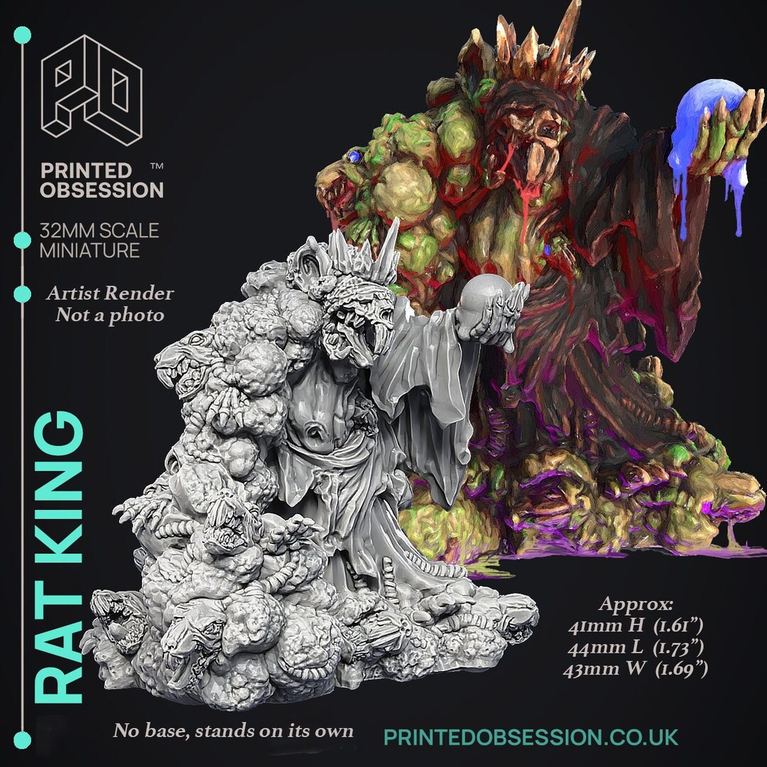 Rat King Cryptids of the Dark Woods Printed Obsession Dungeons and ...