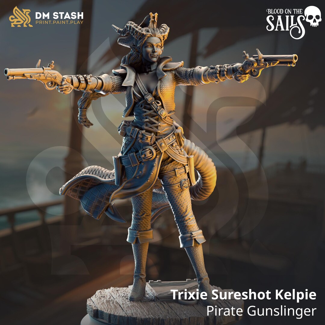 Pirate Tiefling Gunslinger - Trixie “sureshot” | Blood on the Sails ...