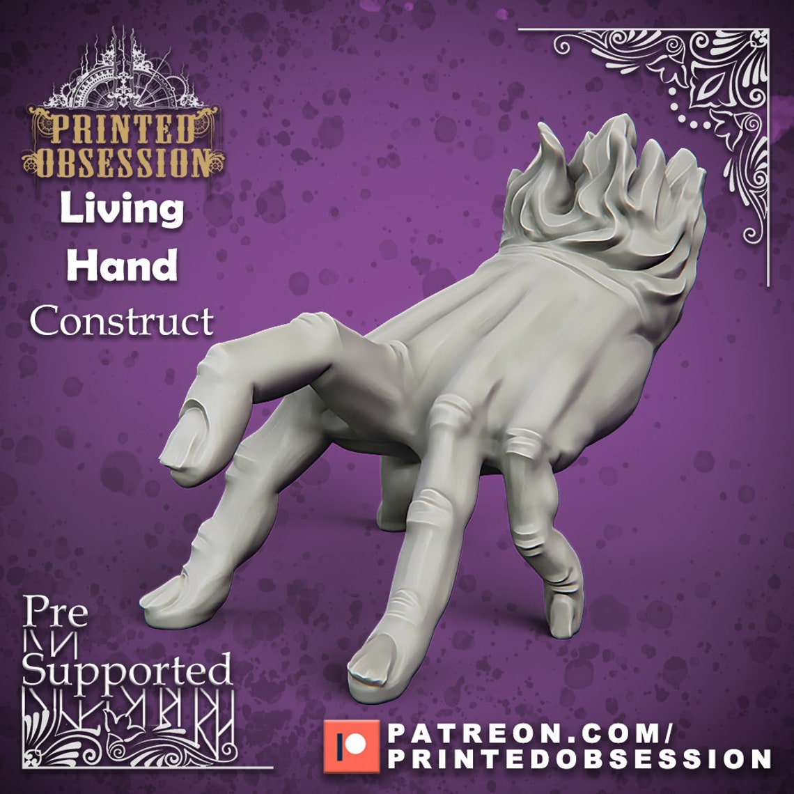 Living Hand Crawling Hand Undead Hand Printed Obsession | Etsy