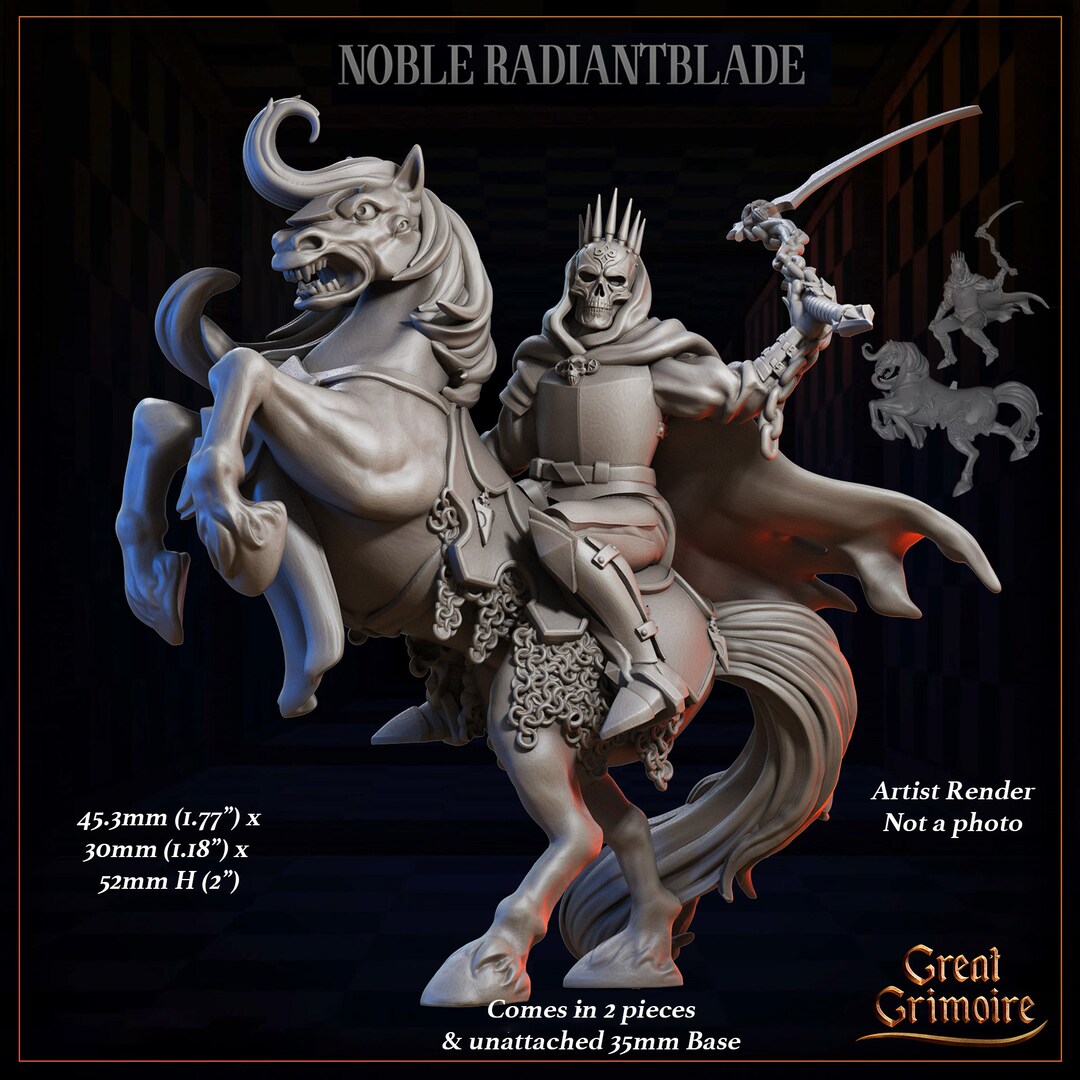 Noble Radiantblade Mounted Death Warrior Celestial Gambit Great ...