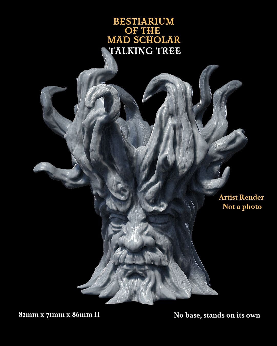 Magical Talking Tree Bestiarium of the Mad Scholar Props Magic School ...