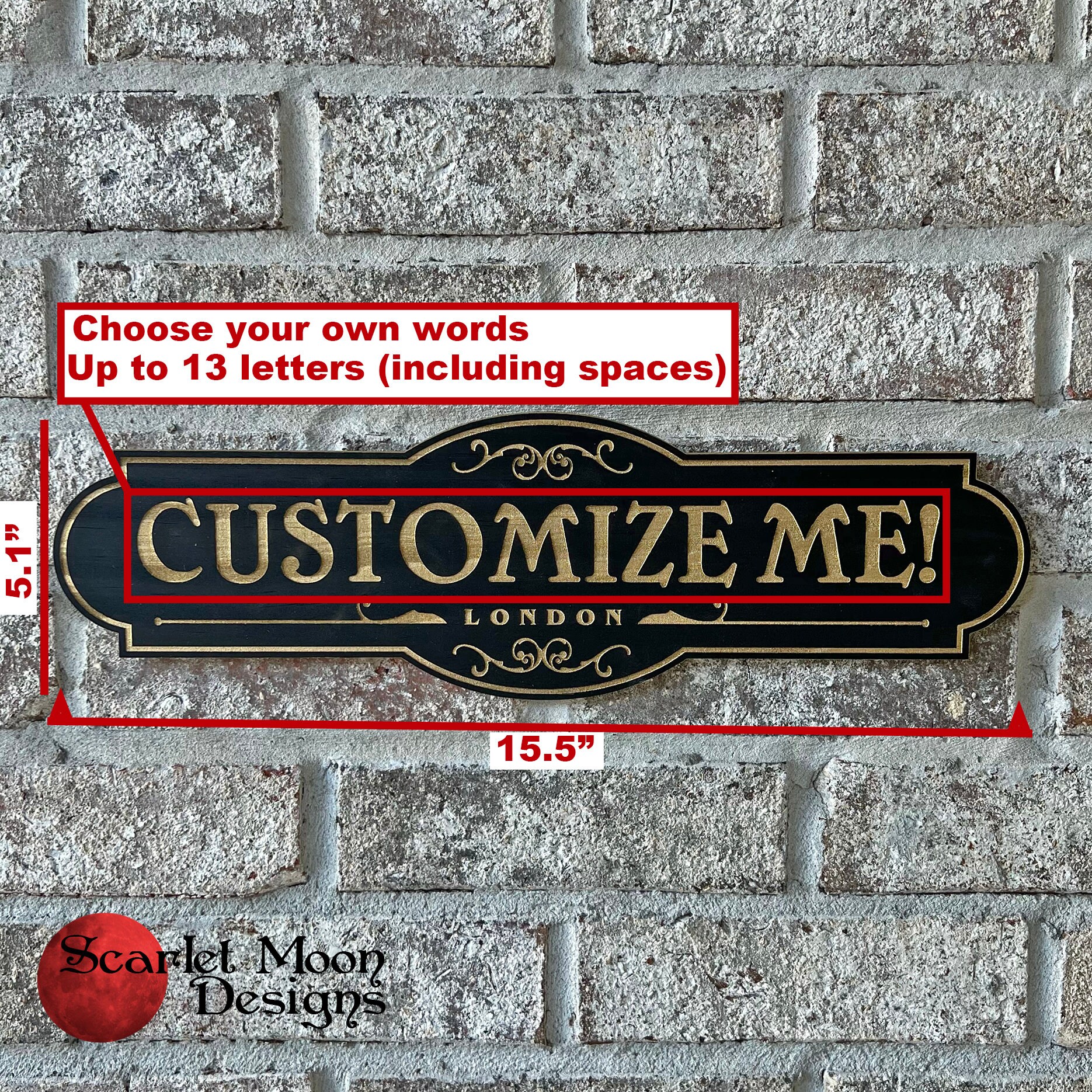 Customized Magical Sign Wizard Sign Witches Sign Custom - Etsy