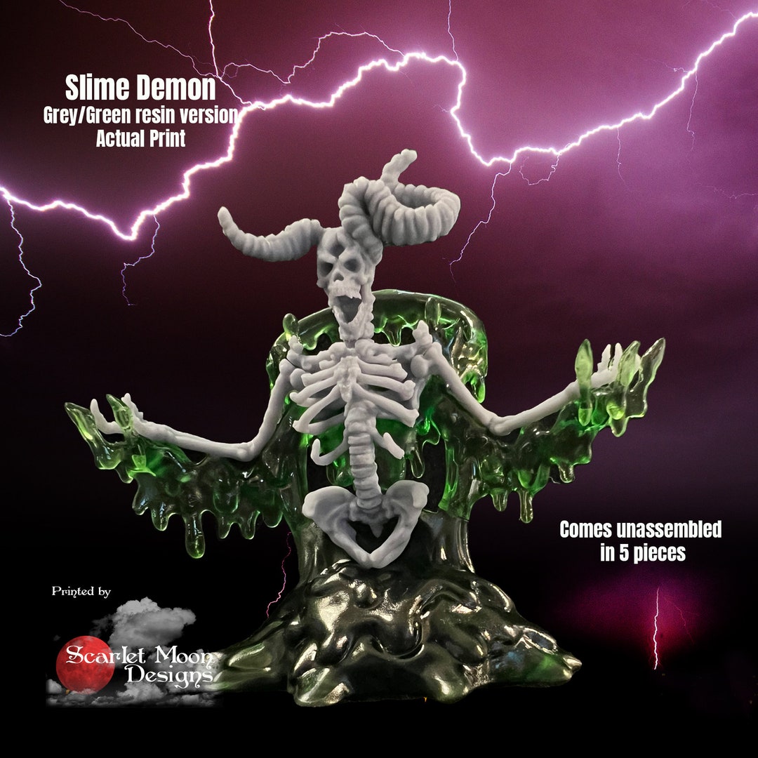 Slime Demon Printed Obsession Slime Queen Rises D&D and - Etsy