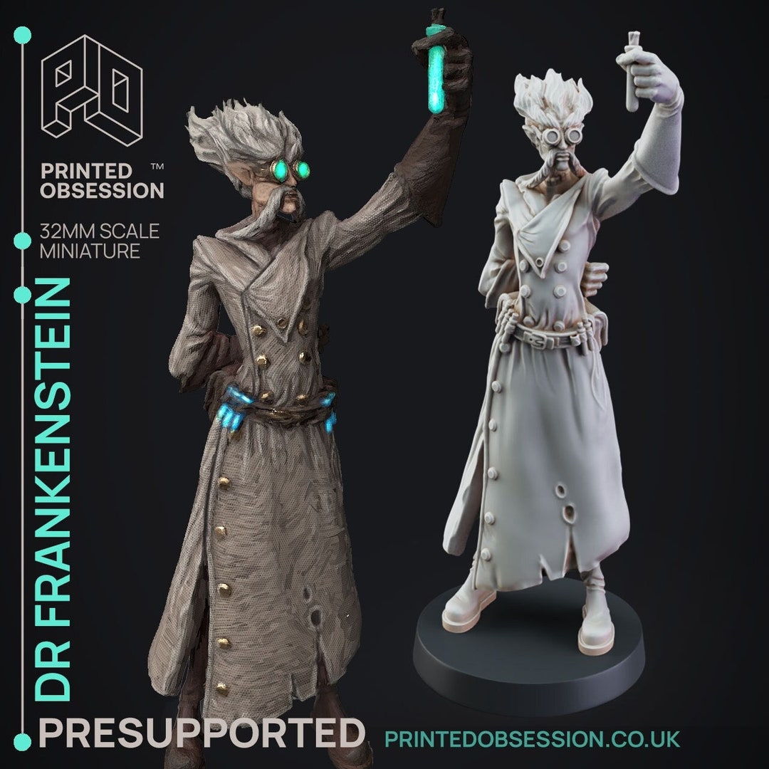 Dr Frankenstein | Printed Obsession | Monster Laboratory | 32mm Scale ...