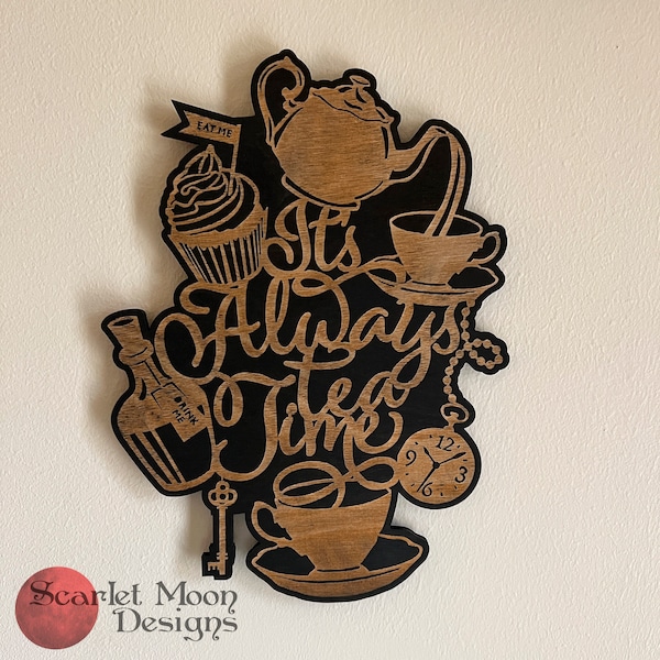 Tea Time Sign - Etsy