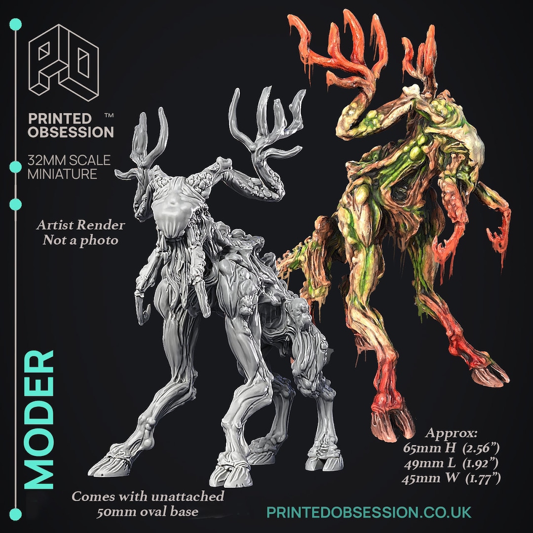 Moder Cryptids of the Dark Woods Printed Obsession Dungeons and Dragons ...