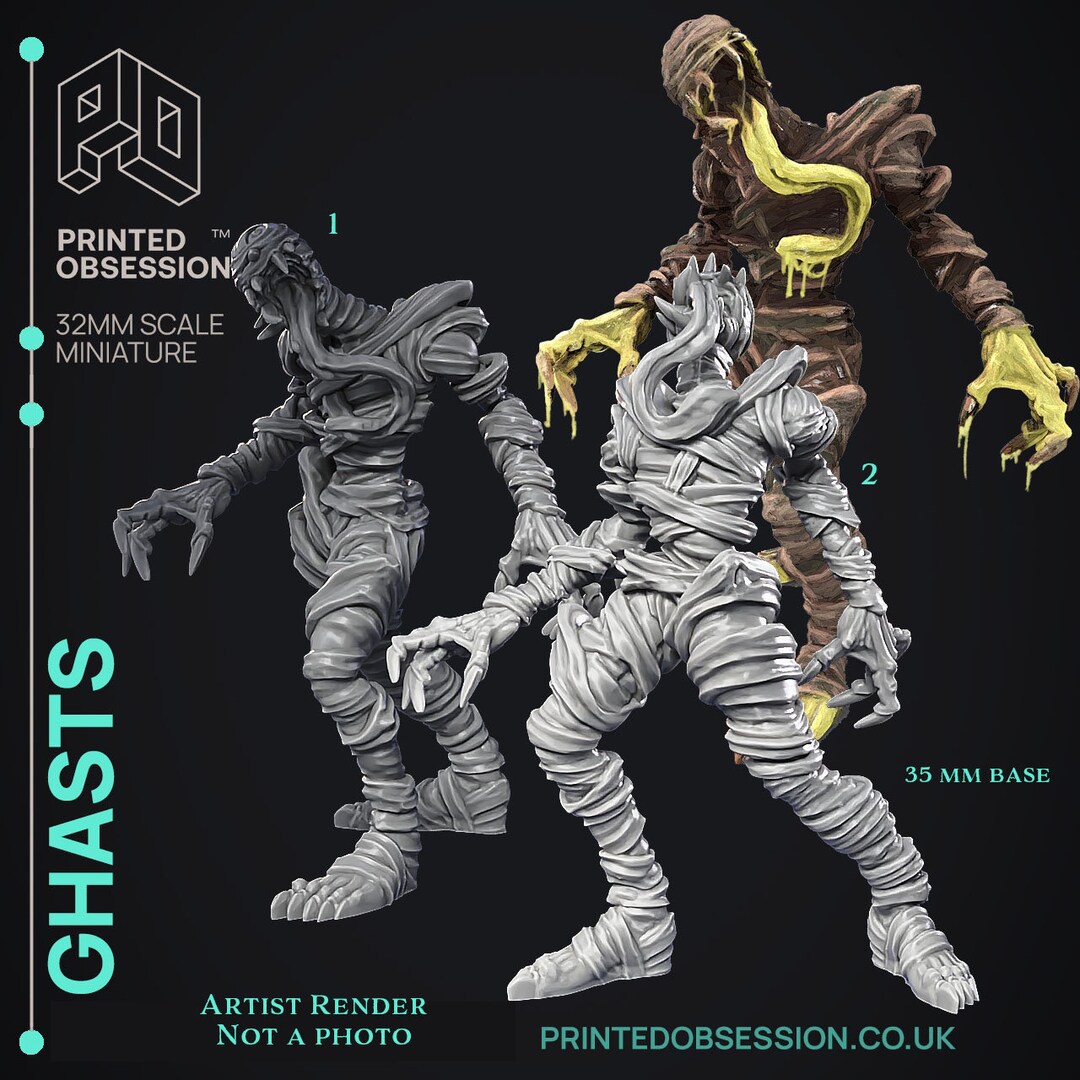 Ghast Ghast Busters Goddess Spirit Printed Obsession Ghosts Dnd ...