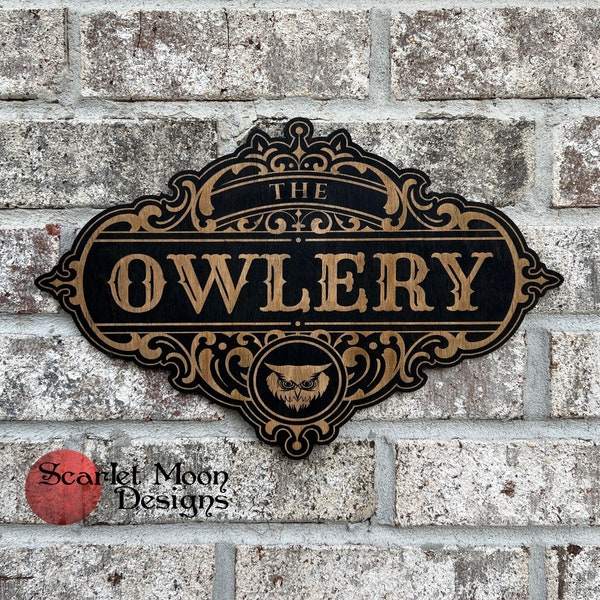 Owl Emporium Sign - Etsy