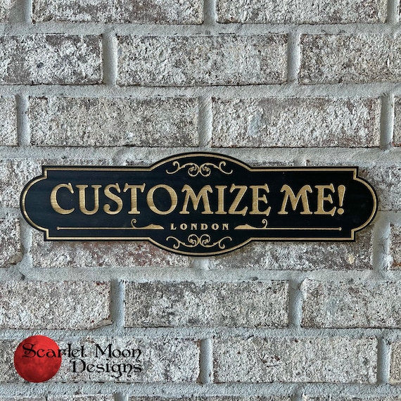 Customized Magical Sign Wizard Sign Witches Sign Custom | Etsy