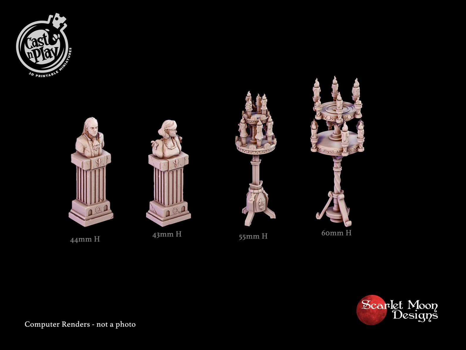 Haunted Mansion Furniture and Bits | Cast N Play | Props | Interiors ...