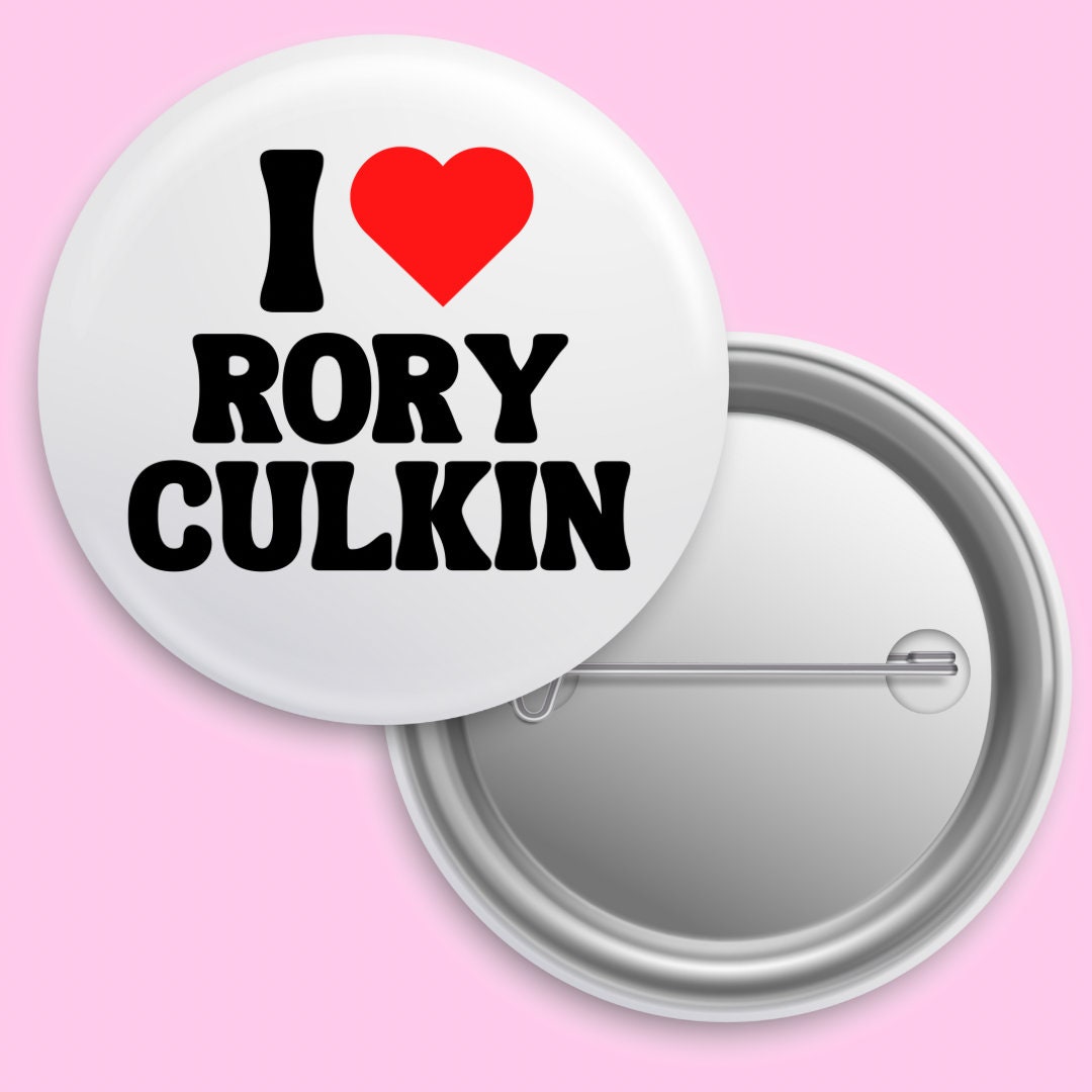Y2K Pinback Button Rory Culkin TV Movie Actor 2000s Pin Button I Heart ...