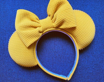 Yellow Minnie Mouse - Etsy
