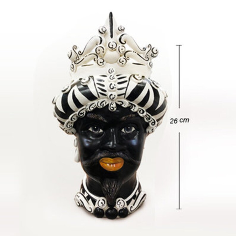 Sicilian Head, Moor Heads, Fully Handcrafted and Hand-painted - Etsy