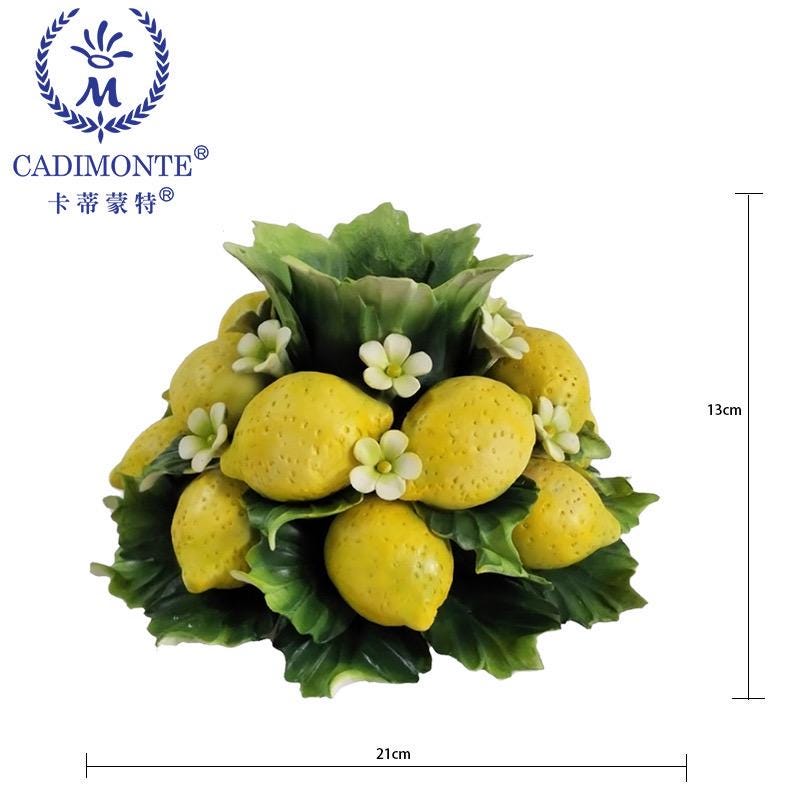 Exquisite Handmade Ceramic Lemon Modelling Decoration - Etsy