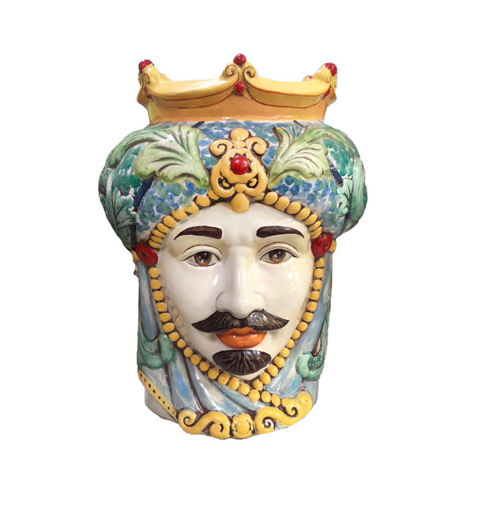 Sicilian Head Moor Heads Fully Handcrafted and Hand-painted - Etsy