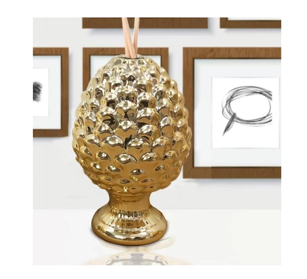 Handmade Sicilian Pine Cones Diffuser Bottle Ceramic | Night Stand ...