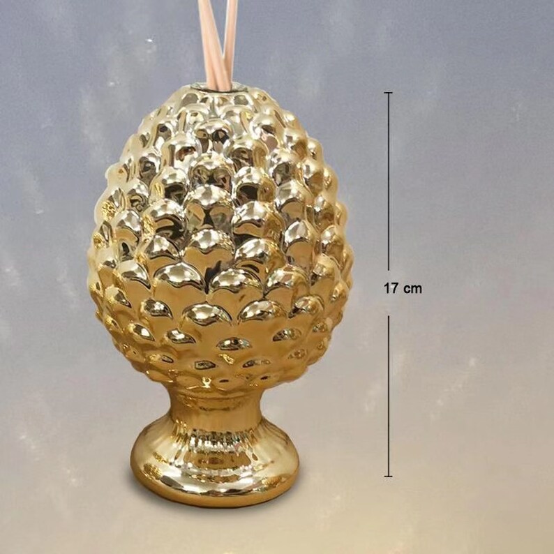 Handmade Sicilian Pine Cones Diffuser Bottle Ceramic Night - Etsy