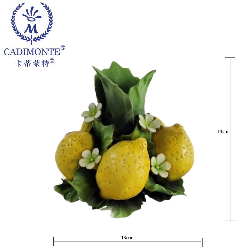 Exquisite Handmade Ceramic Lemon Modelling Decoration - Etsy