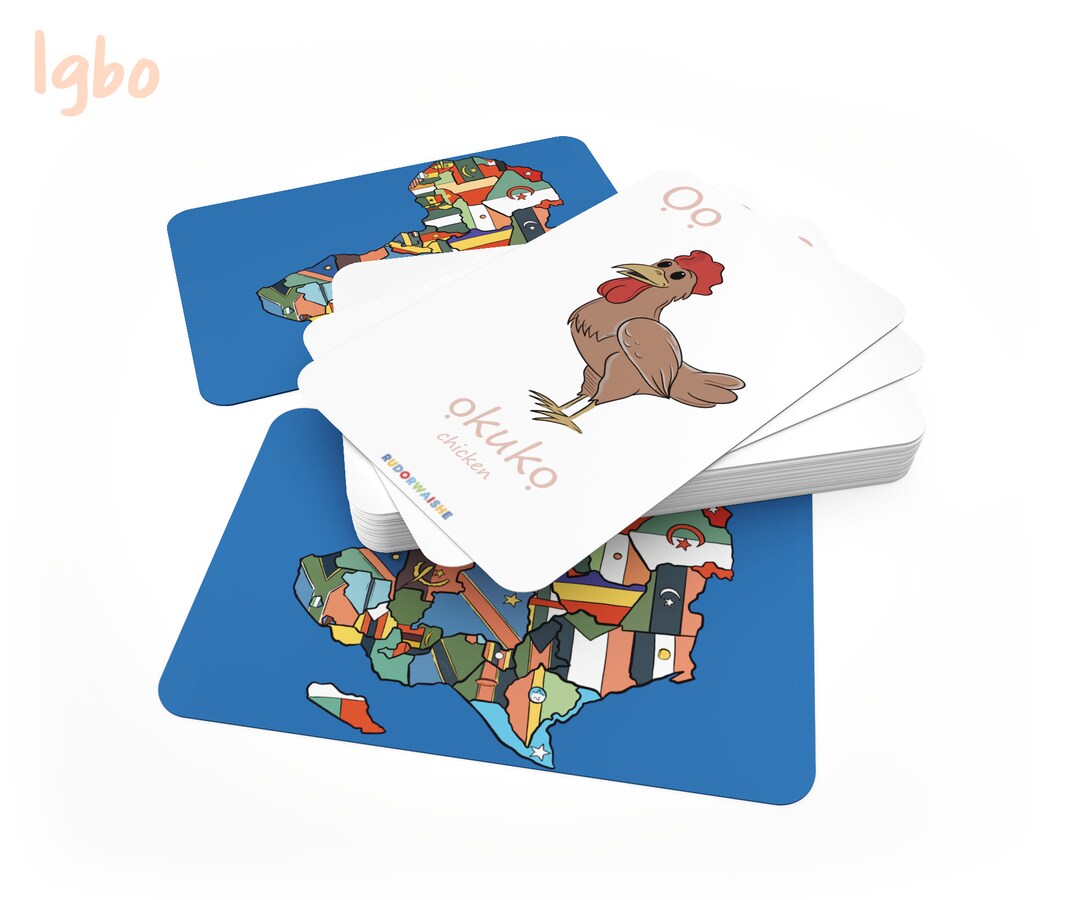 Igbo Language Flashcards, Beginners, Kids & Adults, Alphabet, Numbers ...
