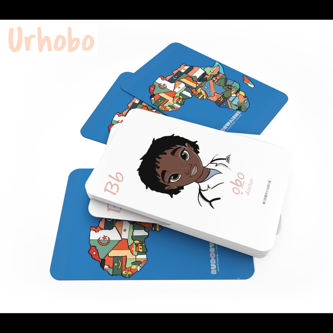 Urhobo Language Flashcards, Beginners, Kids & Adults, Alphabet, Numbers ...