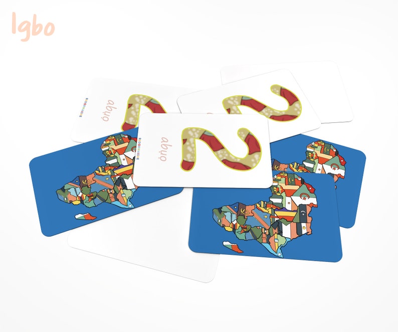 Igbo Language Flashcards Beginners Kids & Adults Alphabet - Etsy