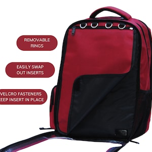 Cariware Everyday Ita Backpack - Pin Display Bag, Removable Insert, Pin ...